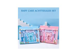 4066708958629 - TPFBeauty Babypflege-Set 8-teilig mit Badewannen-Thermometer Rosa