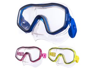 8005115702315 - SALVAS Kinder Tauch Maske Smile Schnorchel Taucher Anti Schwimm Brille Silikon Farbe blau