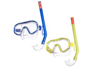 8005115405100 - SALVAS Kinder Set Easy Tauchmaske + Schnorchel Taucher Maske Schwimm Brille Farbe blau