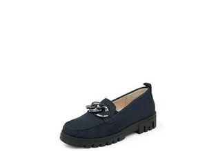 4099595739330 - Slipper Basler by Waldläufer blau 40