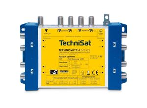 4019588353596 - TechniSat Techniswitch 5 8 G2 DC-NT SAT Multischalter Eingänge (Multischalter) 5 (4 SAT 1 terrestrisch) Teilnehmer-Anzahl 8