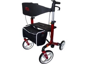 5901571446462 - Aluminium Premium Rollator AT51111 dunkelrot