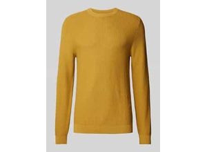 4068444735182 - Regular Fit Strickpullover aus reiner Baumwolle