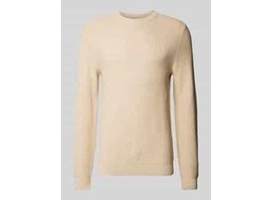 4068444740186 - Regular Fit Strickpullover aus reiner Baumwolle