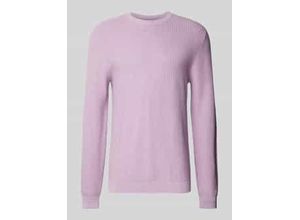 4068444740964 - Regular Fit Strickpullover aus reiner Baumwolle