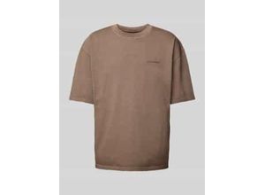 4059919478918 - Oversized T-Shirt mit Label-Stitching