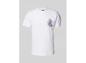 5059415289918 - T-Shirt mit Label-Print