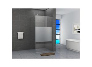 0784016308670 - Fa-Bausysteme Walk-In Glas Dusche Teilsatiniert 90 cm