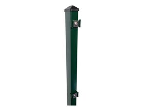 4252003924630 - Fa-Bausysteme Zaunpfosten Moosgrün Klemmplättchen Höhe 1030 mm