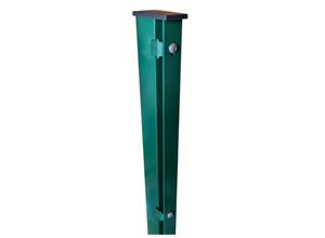 4252003924173 - Fa-Bausysteme Zaunpfosten Moosgrün Abdeckschiene Höhe 630 mm