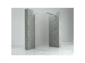 0705626310846 - Fa-Bausysteme Walk-In Glasdusche Milchglas Halterung Chrome 300 mm