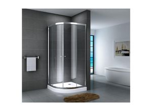0047728587055 - Fa-Bausysteme Glasdusche Fulda Gestreift 100 x 100 cm ohne Wanne