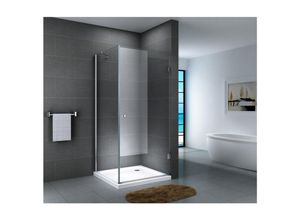 0047728594947 - Fa-Bausysteme Glasdusche Eger Streifen 90 x 90 cm ohne Wanne