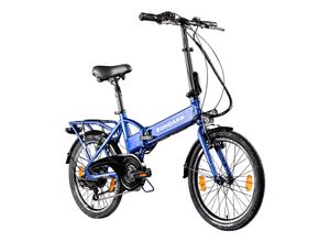 4250845933575 - Z101 20 Zoll Elektro Klapprad für Erwachsene 150 - 180 cm 6 Gang E Klappfahrrad E Bike Faltrad Pedelec StVZO