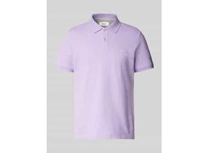 4099976703691 - Regular Fit Poloshirt aus Baumwoll-Piqué mit Label-Stitching