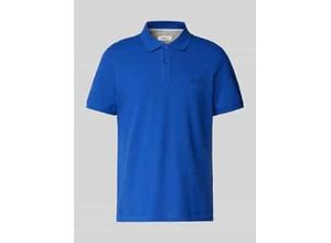 4099976703707 - Regular Fit Poloshirt aus Baumwoll-Piqué mit Label-Stitching