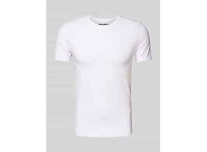 4068444448389 - Slim Fit T-Shirt mit Rundhalsausschnitt