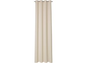 4006470514845 - Vorhang NEUTEX FOR YOU LINESSA-NXFR145 beige (creme) B137cm H285cm Jacquard Polyester Gardinen blickdicht Polyester unifarben Strukturmuster clean nach Maß