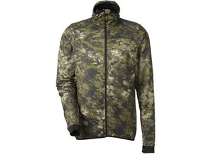 5714733595621 - Fleecejacke Power Camo Invis Green Gr 3XL - Grün - Seeland