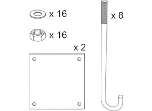 4061753288479 - Montage-Set für Höhenbegrenzer Schablone und Befestigung 5000 - 7000 mm H 19 - 25 m kaiserkraft