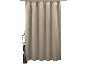 4032107356649 - Gardine VHG Rustika Gardinen Gr 255 cm Kräuselband 145 cm beige (sand) Landhaus Gardinen Deko Struktur Polyester pflegeleicht nach Maß