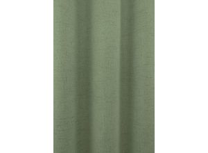 4032107360981 - Gardine VHG Rustika Gardinen Gr 255 cm Ösen 145 cm grün (olivgrün) Landhaus Gardinen Deko Struktur Polyester pflegeleicht nach Maß