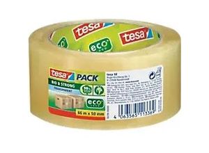 4063565113369 - tesa® Packband Bio & Strong robust reißfest lösungsmittelfrei Naturkautschuk 1 Rolle mit L 66 m x B 50 mm transparent