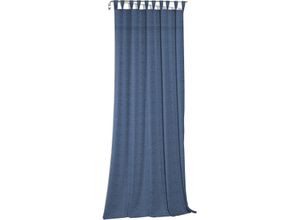 4004567223335 - Vorhang WIRTH Wiessee Gardinen Gr 125 cm Schlaufen 75 cm blau Landhaus Gardinen Gardine