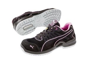 4051428056519 - Puma Safety Shoes - Damensicherheitsschuh Fuse tc Pink Wns Low Größe 38 schwarz pink S1P src esd en iso 20345 Mikrofaser Mesh