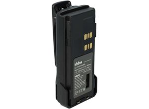 4068201345012 - Vhbw - Akku Ersatz für Motorola PMNN4488a PMNN4418 PMNN4418AR für Funkgerät Walkie Talkie (3000 mAh 72 v Li-Ion) + Gürtelclip