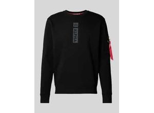 4059146734238 - Sweatshirt mit Label-Print