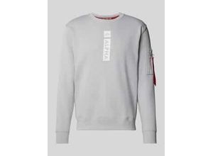 4059146734382 - Sweatshirt mit Label-Print