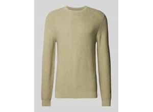 4068444734178 - Regular Fit Strickpullover aus reiner Baumwolle