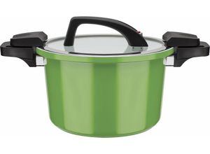 4005643811088 - Dampfgartopf Ceramica green Töpfe Gr 6 l + Ø 24 cm + Höhe 22 cm grün Dampfkochtopf mehrfache Ceramic-Versielgung Induktion