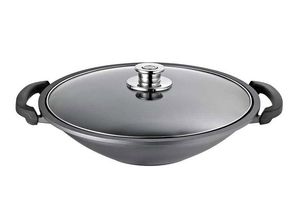 4007257608924 - Wok SCHULTE-UFER GLOBUS i Pfannen Gr Ø 36 cm grau Wok Woks Pfanne Induktion