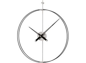 4037445158658 - Wanduhr AMS W9656 silber (silberfarben) Wanduhren B H L 60cm x 9cm x 70cm QuarzuhrWohnzimmerEsszimmerKücheArbeitszimmerBüroFlur