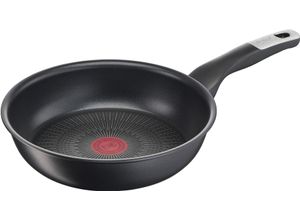 3168430304857 - Bratpfanne TEFAL Unlimited Pfannen Gr Ø 24 cm + Höhe 6 cm schwarz Bratpfannen kratzfest Induktionspfanne Temperaturanzeiger Made In France