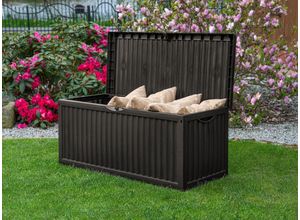 5900791103520 - Solax Sunshine Garten- und Allzwecktruhe ca 120 x 52 x 54 cm 330L - Braun Anthrazit