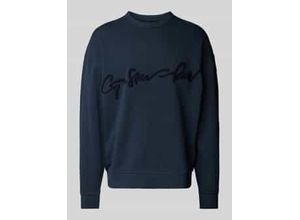 8720706046929 - Sweatshirt mit Label-Stitching