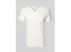 5714499881273 - Jack & Jones JJESPLIT NECK TEE SS NOOS T-Shirt weiß