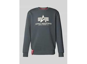 4059146069729 - Sweatshirt mit Label-Print Modell BASIC