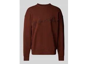 8720706046837 - Sweatshirt mit Label-Stitching