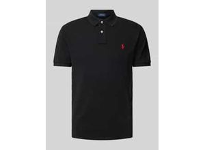 3615738823417 - Slim Fit Poloshirt mit Label-Stitching