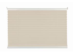 4040255663632 - buchheister Plissee FREE sand 80x210cm (BH 80x210 cm) BH 80x210 cm braun