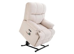 4251774910538 - Massagesessel mit Aufstehfunktion 82 x 94 x 111 cm (BxTxH) Massagesessel TV Sessel Relaxsessel Wohnzimmersessel