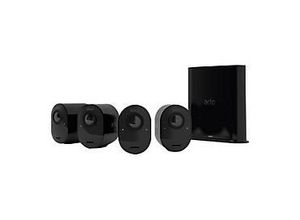 0193108142793 - ARLO Ultra 2 Spotlight 4cam Kit black VMS5440B-200EUS WLAN IP-Überwachungs-Set mit 4 Kameras 3840 x 2160 Pixel