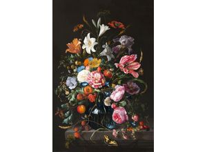 8714597582475 - Holzbild REINDERS Stilleben Blumen in Vase Jan Davidsz de Heem Bilder Gr B H T 60 cm x 90 cm x 2 cm 1 St bunt (mehrfarbig) Holzbilder Bilder