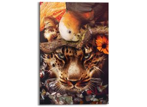 8714597622058 - Bild CHASING BIRDS (LBH 60x2x90 cm) LBH 60x2x90 cm bunt Kunstdruck Gemälde Wandbild