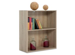 4038889038391 - Regal self FIONA (BHT 70x80x30 cm) BHT 70x80x30 cm braun Standregal Bücherregal Bücherregal Schuhregal