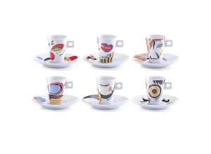 4003368265056 - Faces Espresso-Set 12-teilig Bestehend aus 6 Espressotassen und 6 passenden Untertassen Material Porzellan 50 ml